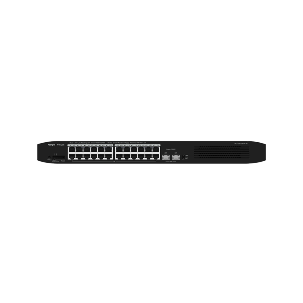 Reyee RG-ES226GC-P 26-Port Gigabit Managed Switch with 24 PoE+ Ports ...